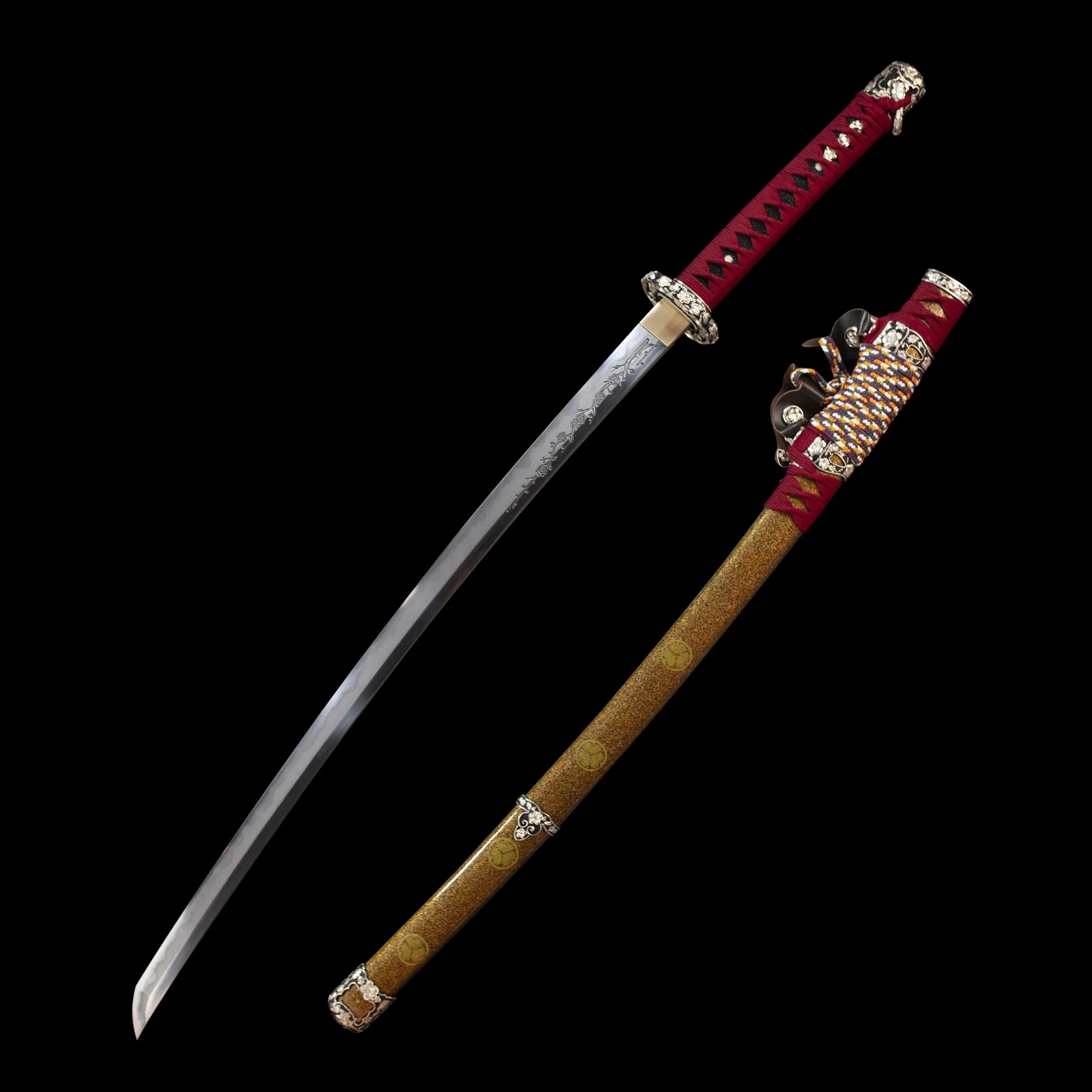 Custom Tachi-Plum Blossom Carving Blade
